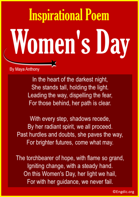 15 Best Poems for Women's Day (Short, Funny, Inspirational) - EngDic