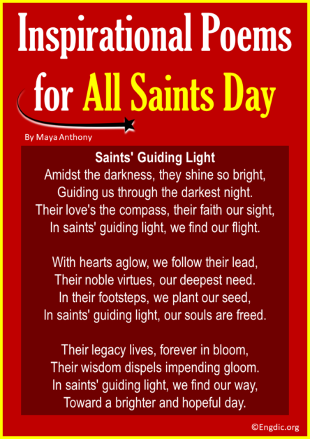 10 Best Poems for All Saints Day - EngDic