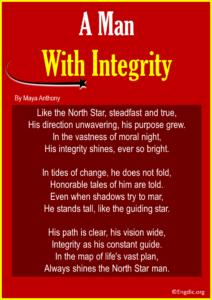 15 Meaningful Short Poems About Being A Man With Integrity - EngDic