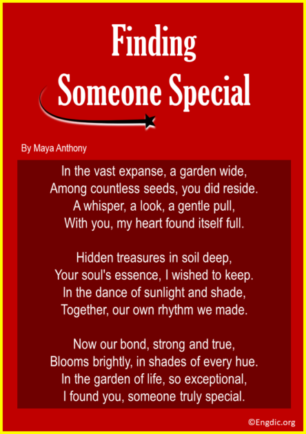 14 Poems About Someone Special In Your Life - EngDic