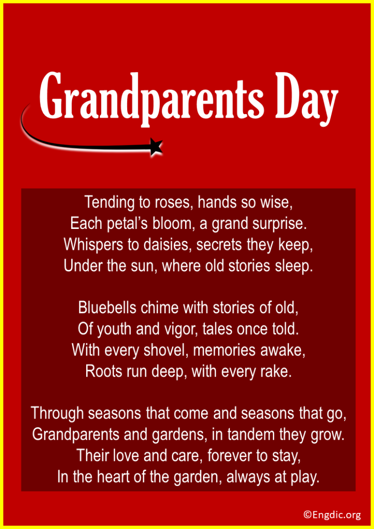 14 Short Poems For Grandparents On Grandparents Day - EngDic