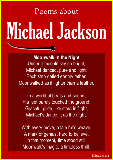 10 Short Poems About Michael Jackson - EngDic