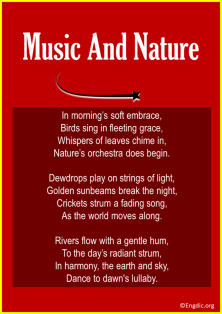 10 Poems About Music And Nature | Sounds Of Nature Poems - EngDic