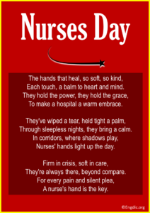 10 Poems About Nurses Day & Week - EngDic