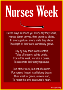 10 Poems About Nurses Day & Week - EngDic