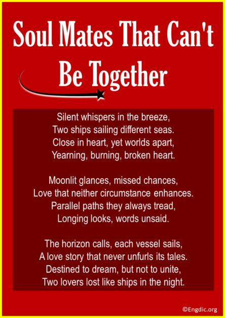 10 Poems About Soul Mates That Can't Be Together - EngDic