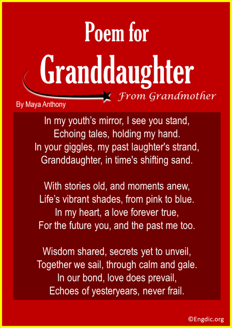 15 Poems For Granddaughter From Grandparents - EngDic