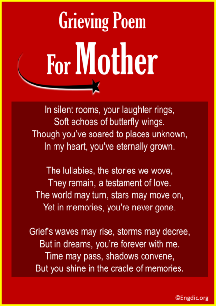 13 Comforting Poems For Grieving Family & Friends - EngDic