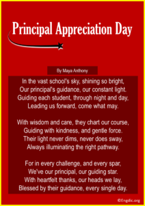 13 Short Appreciation Poems For Principals - EngDic