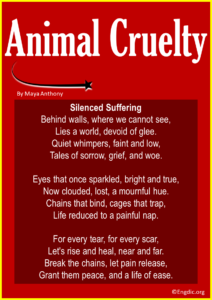 12 Animal Rights Poems (Animal Cruelty) - EngDic
