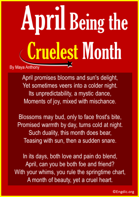 15 Best Short Poems about April Month - EngDic