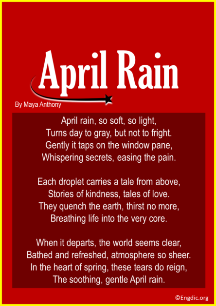 15 Best Short Poems about April Month - EngDic