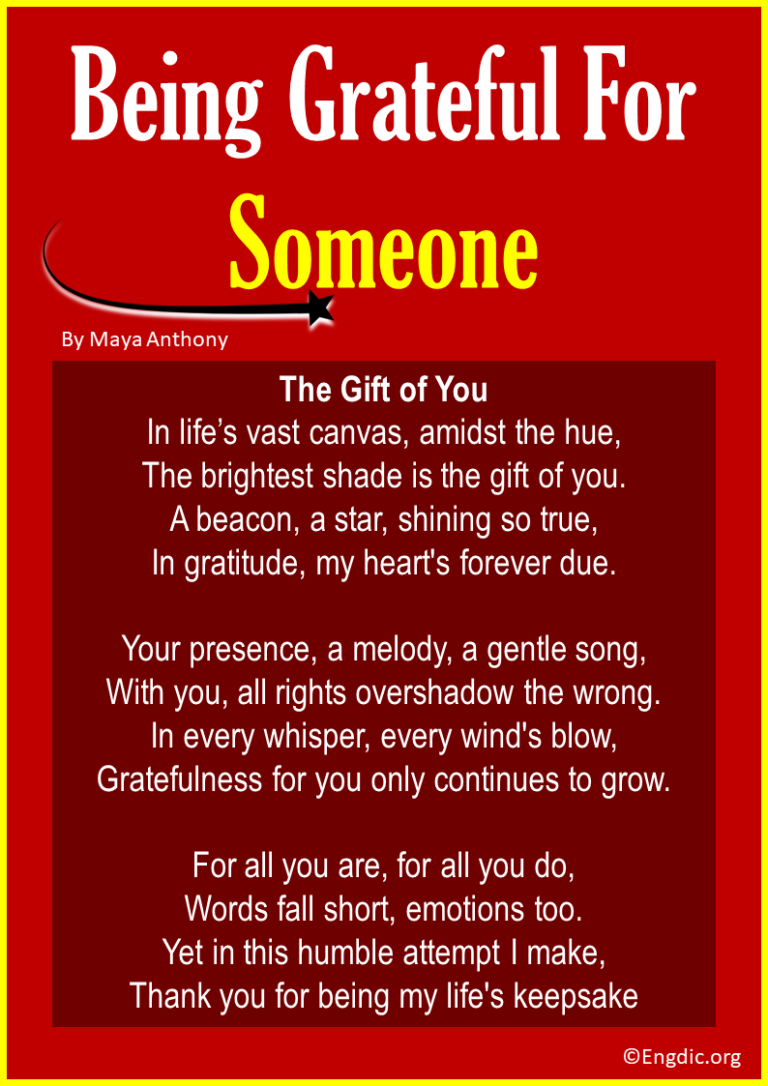 20 Poems about Gratitude & Appreciation - EngDic