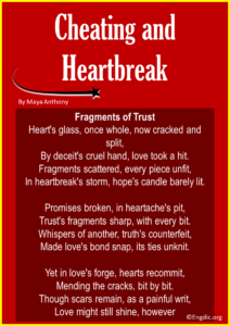 20 Sad Poems about Cheating & Lying - EngDic