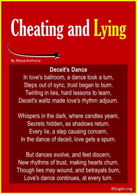 20 Sad Poems about Cheating & Lying - EngDic
