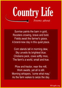 10 Poems about Country Life - EngDic