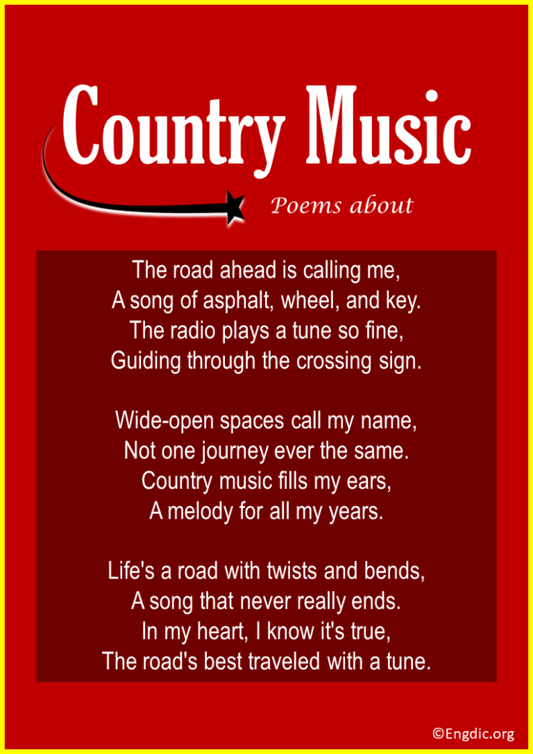 10 Best Short Poems about Country Music | Country Songs - EngDic