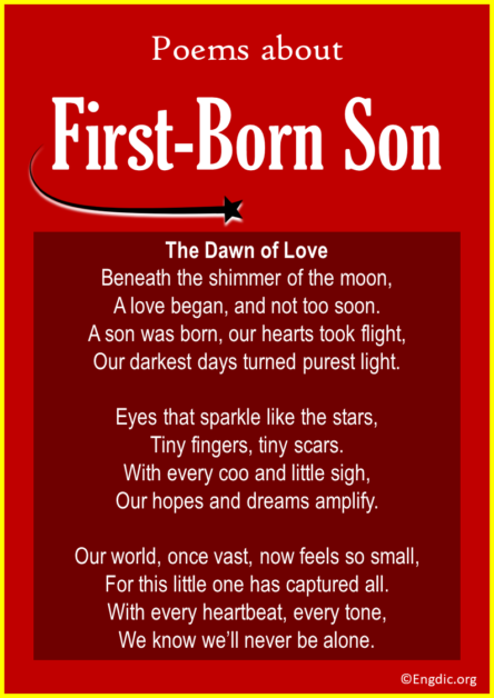 10 Short Poems About First-Born Son - EngDic