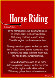 10 Best Short Poems about Horse Riding - EngDic