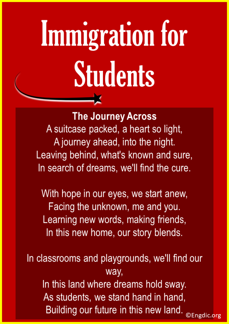 20 Best Poems about Immigration & Migration - EngDic