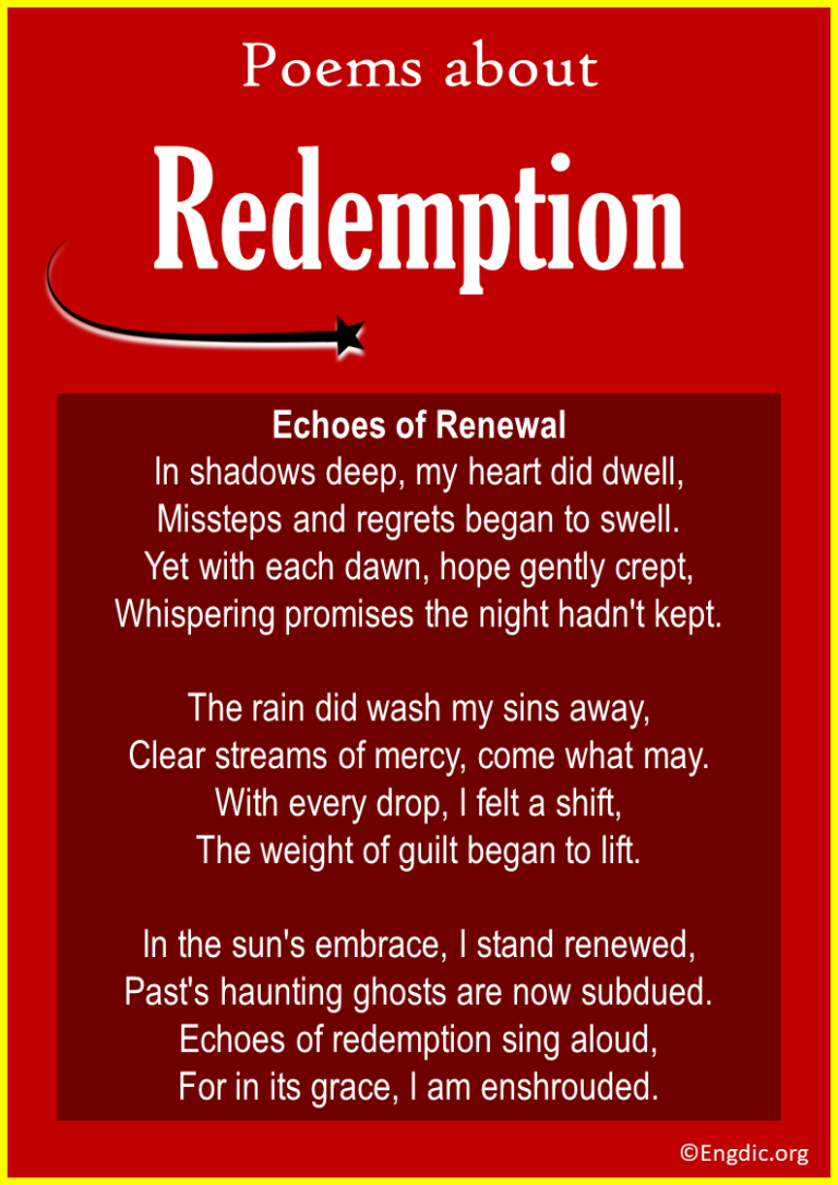 Top 10 Poems about Redemption - EngDic