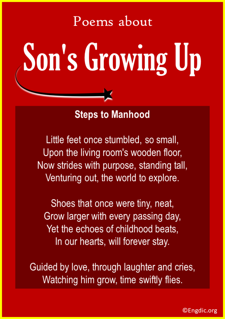 10 Short Poems About Son's Growing Up - EngDic