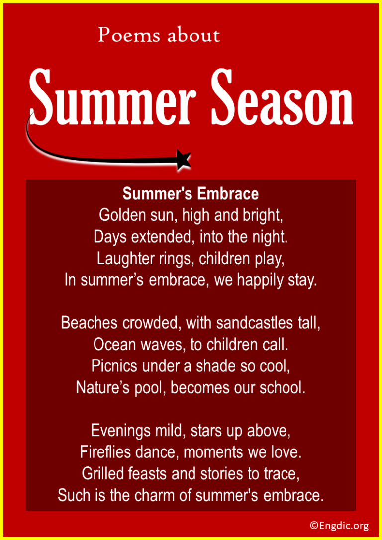 Top 10 Poems about Seasons (Summer, Winter & All Seasons) - EngDic