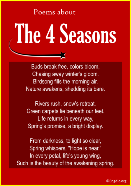 Top 10 Poems about Seasons (Summer, Winter & All Seasons) - EngDic