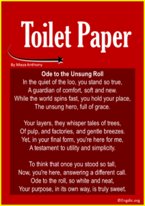Top 10 Short Poems about Toilet Paper - EngDic