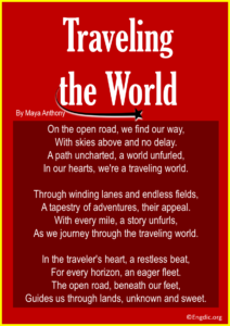 10 Best Poems about Traveling the World - EngDic
