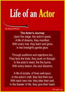 15 Best Poems about Acting, Actors, & Theatre - EngDic