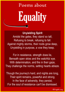 Top 15 Poems about Protest, Resistance, and Equality - EngDic