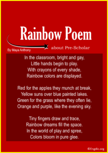 15 Inspirational Poems About Rainbow And It Colors - EngDic