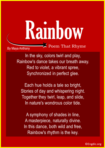 15 Inspirational Poems About Rainbow And It Colors - EngDic