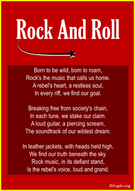 10 Poems About Rock Music | Rock And Roll Poems - EngDic