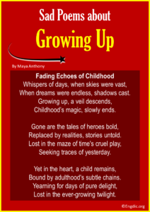 28 Best Poems about Growing Up As a Person - EngDic