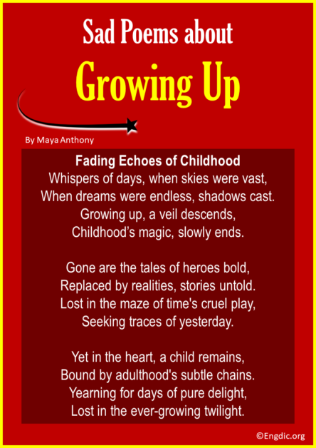 28 Best Poems about Growing Up As a Person - EngDic