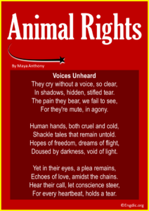 12 Animal Rights Poems (Animal Cruelty) - EngDic