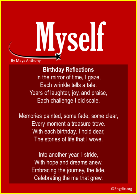 15 Birthday Poems for Myself (Short & Funny) - EngDic