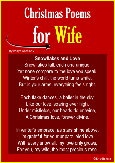 20 Short Romantic Christmas Poems for Lovers - EngDic