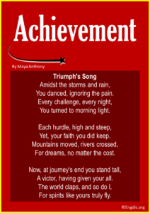 20 Best “Congratulations on Your Achievement” Poems - EngDic