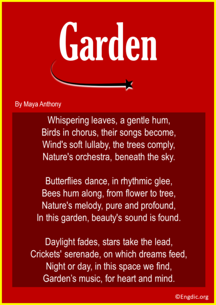 14 Best Short Poems About Garden & Gardening - EngDic