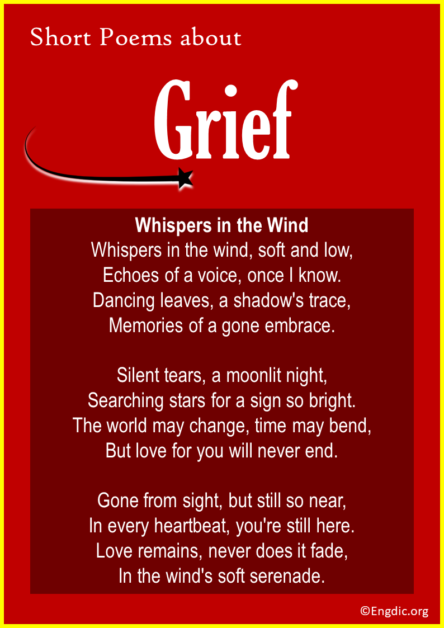 Top 20 Comforting Poems about Grief - EngDic