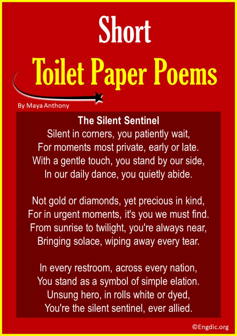 Top 10 Short Poems about Toilet Paper - EngDic