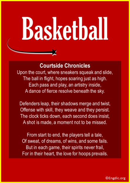 10 Sonnet Poems about Basketball - EngDic
