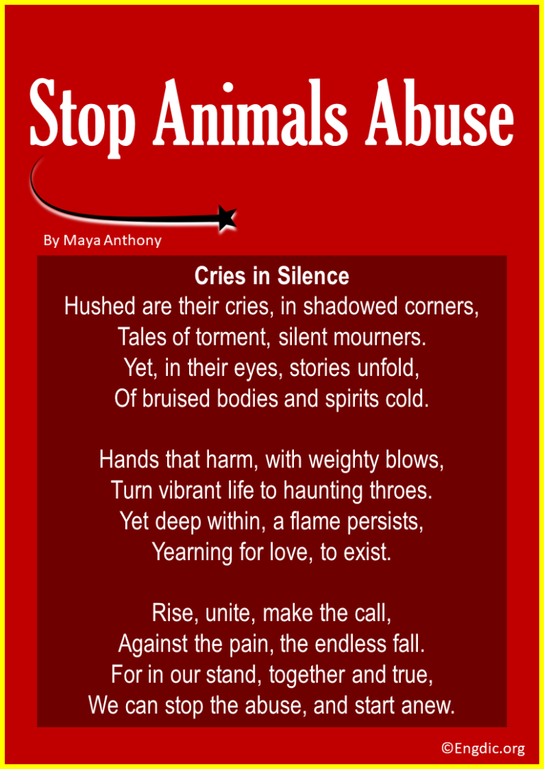 12 Animal Rights Poems (Animal Cruelty) - EngDic