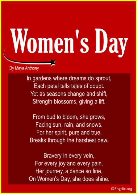 15 Best Poems for Women's Day (Short, Funny, Inspirational) - EngDic