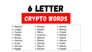 6 Letter Crypto Related Words List - EngDic