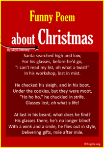 10 Best Funny Poems about Christmas - EngDic