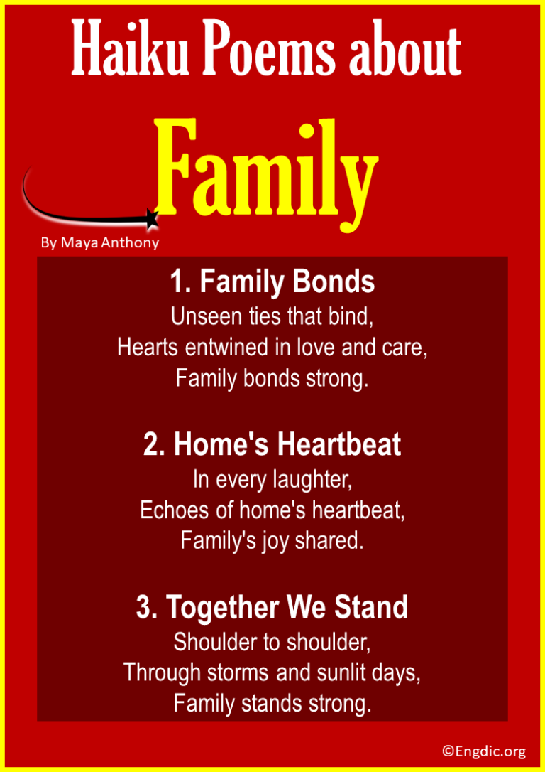 10 Best Haiku Poems about Family - EngDic